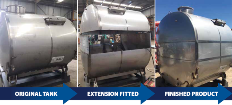 Stainless Steel Spray Tank Extensions - Horsham Hydraulics